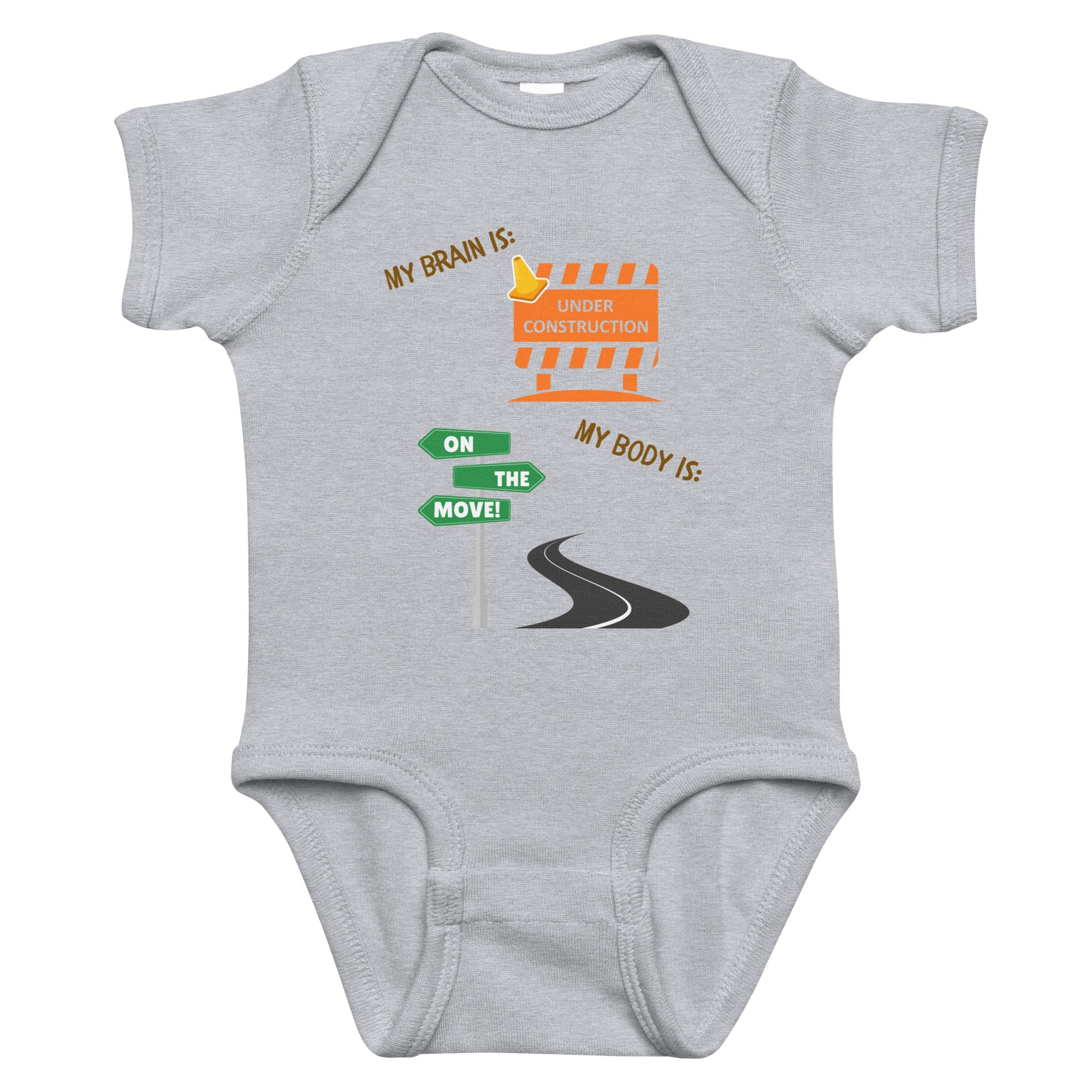 Brain Under Construction Body On The Move! (Infant Onesie) – Early ...