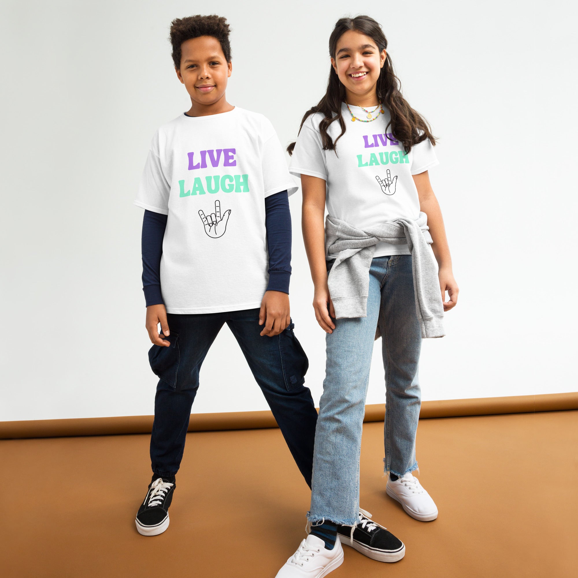 Live Laugh Love/I Love You (ASL) (Youth) – Early Childhood Threads